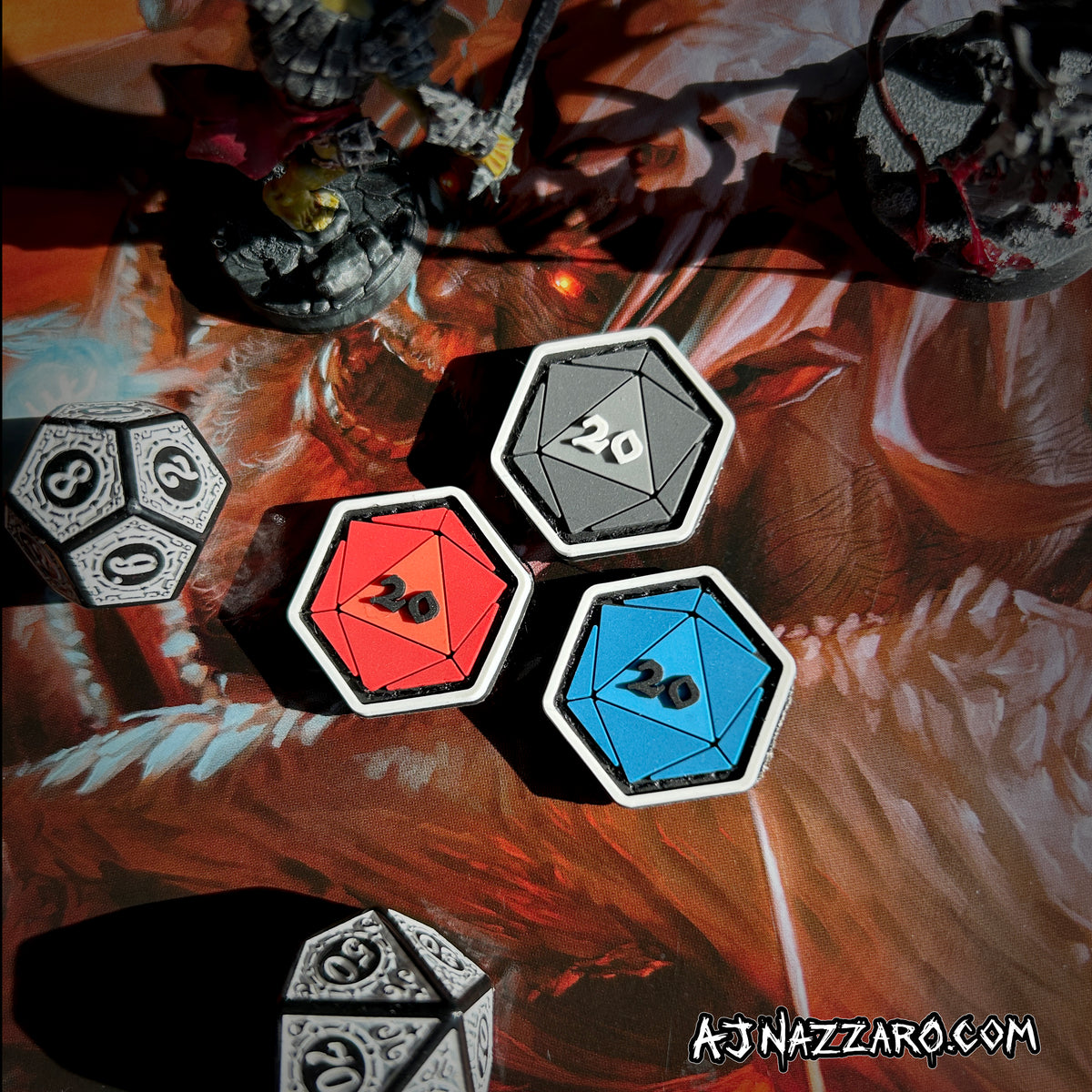 D20 Dice Patch Set – AJNazzaro.com