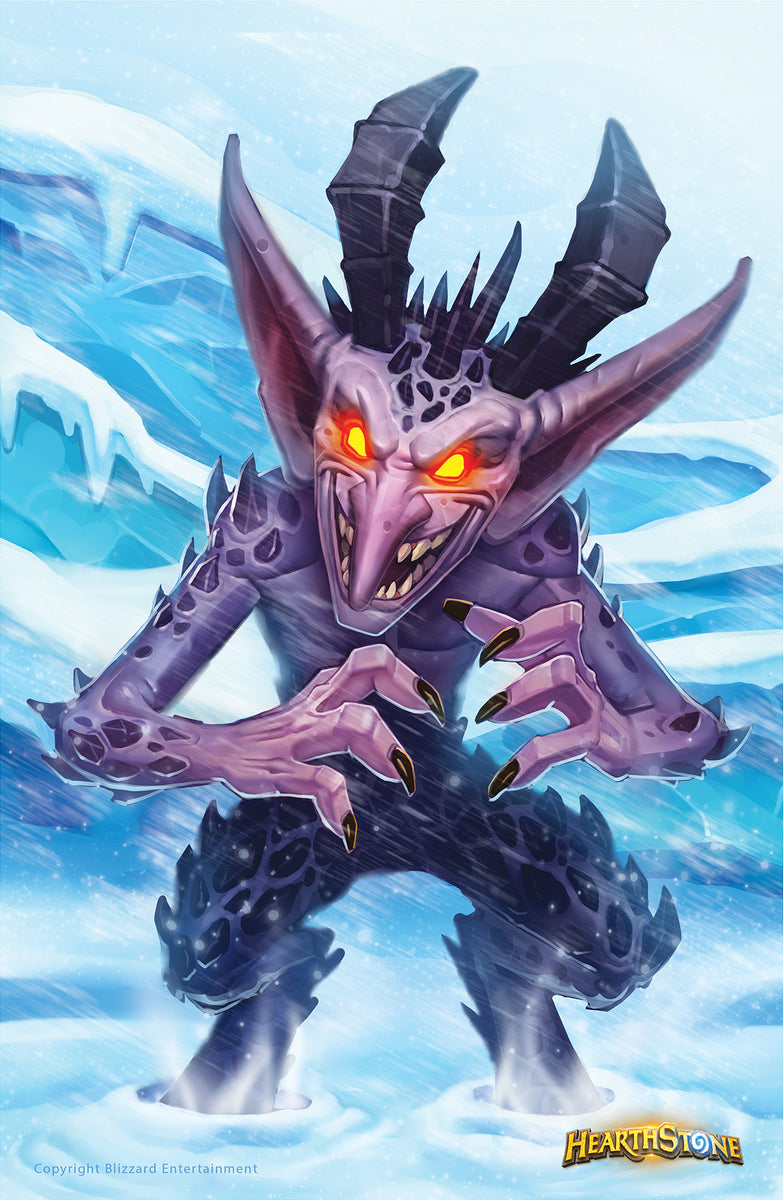 Draconic Imp Shaping Official Hearthstone Print – AJNazzaro.com
